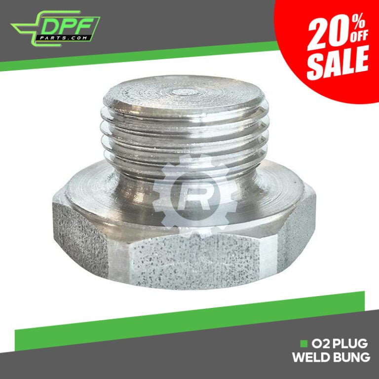 O2 Plug Weld Bung (RED BG1015) | DPF Parts